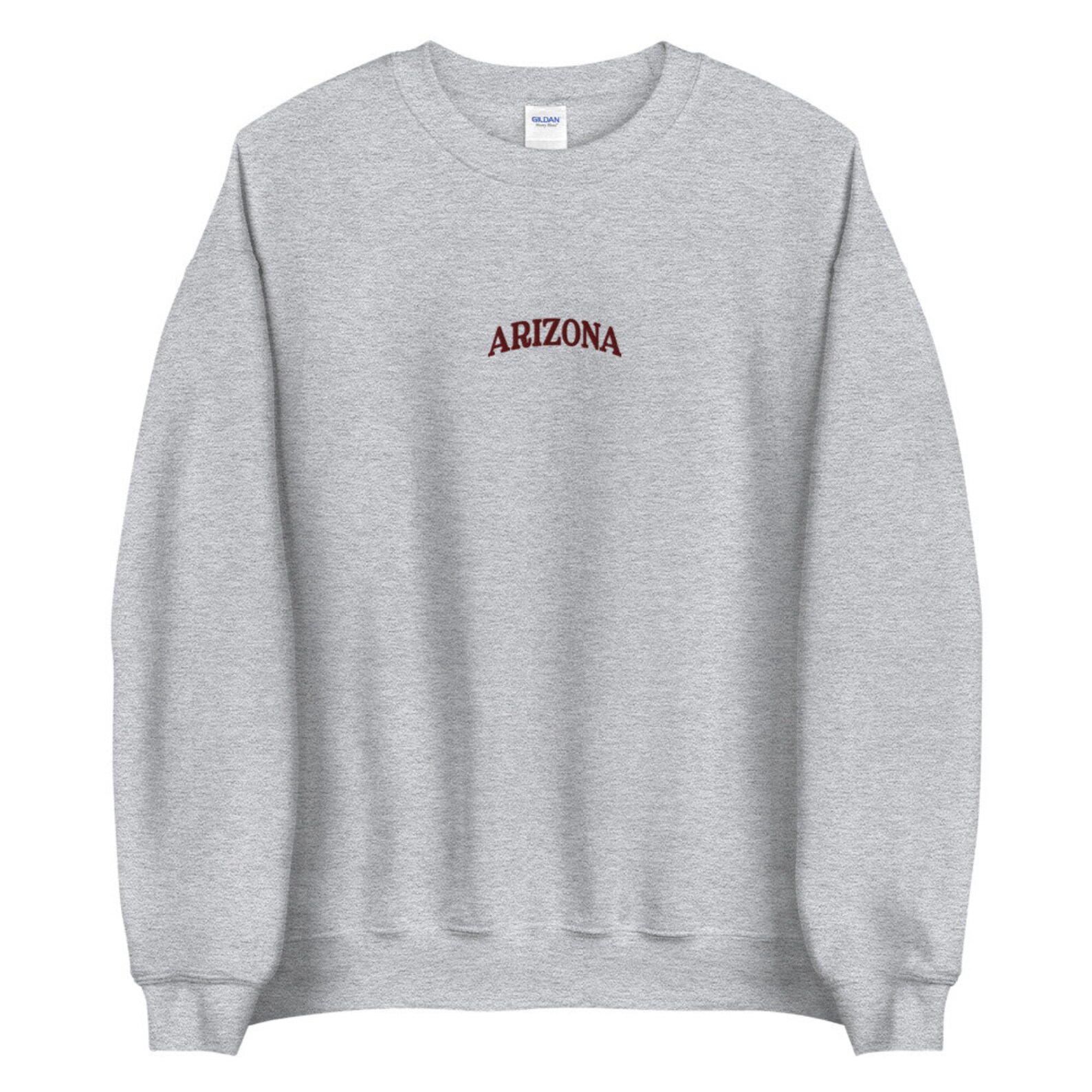 Arizona Sweatshirt, State University Crewneck, Embroidered Vintage ...