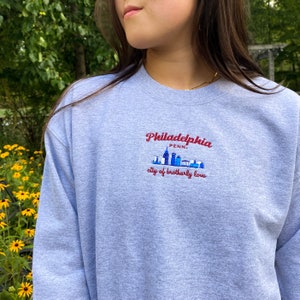 Philadelphia Pennsylvania Sweatshirt, Philly Crewneck Vintage ...