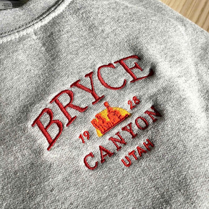 Bryce Canyon Utah Sweatshirt US National Parks Crewneck Retro - Etsy
