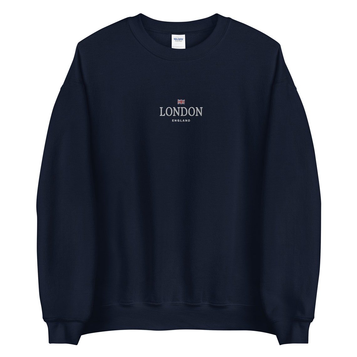 London England Sweatshirt Embroidered, Vintage Britain Crewneck, UK ...