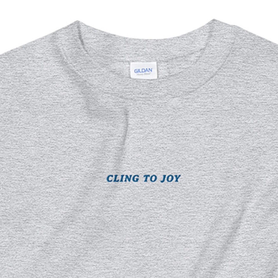 Cling to Joy Christian Sweatshirt Embroidered, Vintage Crewneck ...
