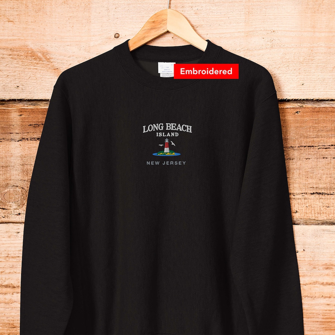 Long Beach Island Sweatshirt, LBI Crewneck, Vintage New Jersey ...