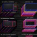 Animated Neon Twitch Overlay/stream Overlay Pack - Etsy