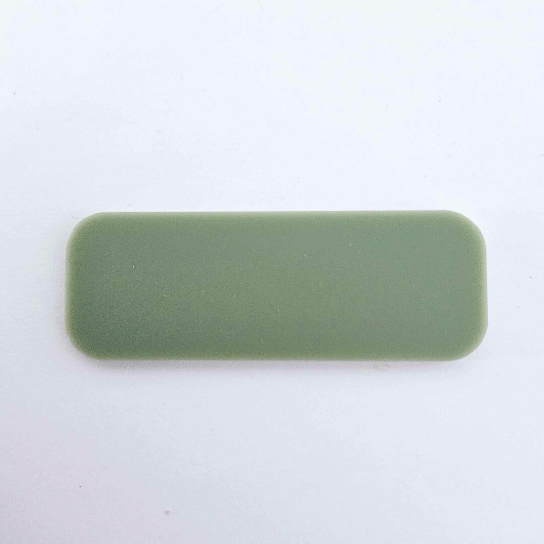 6 Pcs 70mm Laser Cut OLIVE GREEN Acrylic Rectangles - Etsy