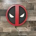18 Backlit LED Deadpool 3D Sign - Etsy
