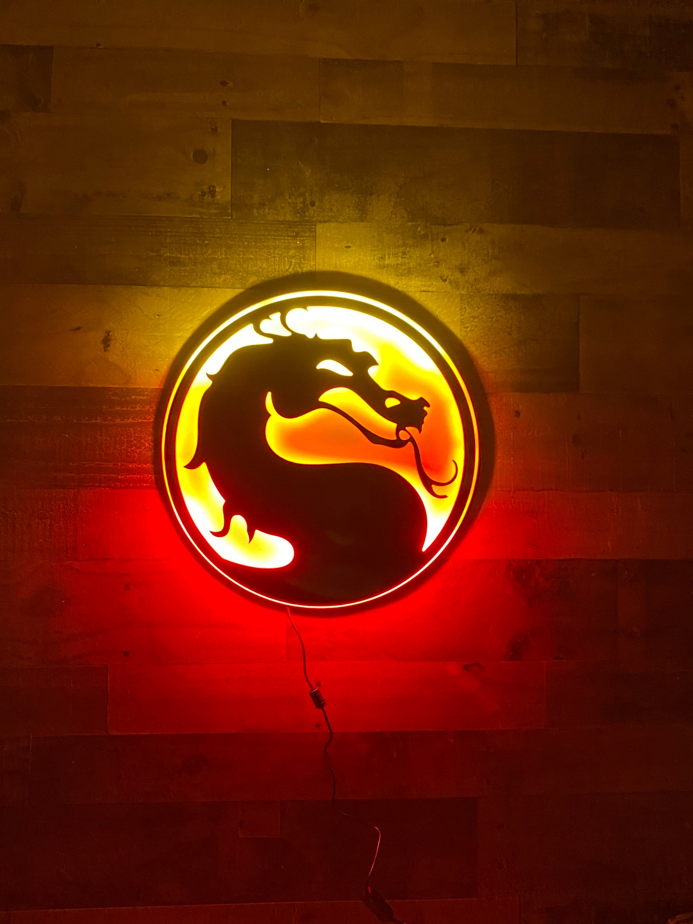 18” Backlit LED Mortal Kombat 3D Sign - Etsy