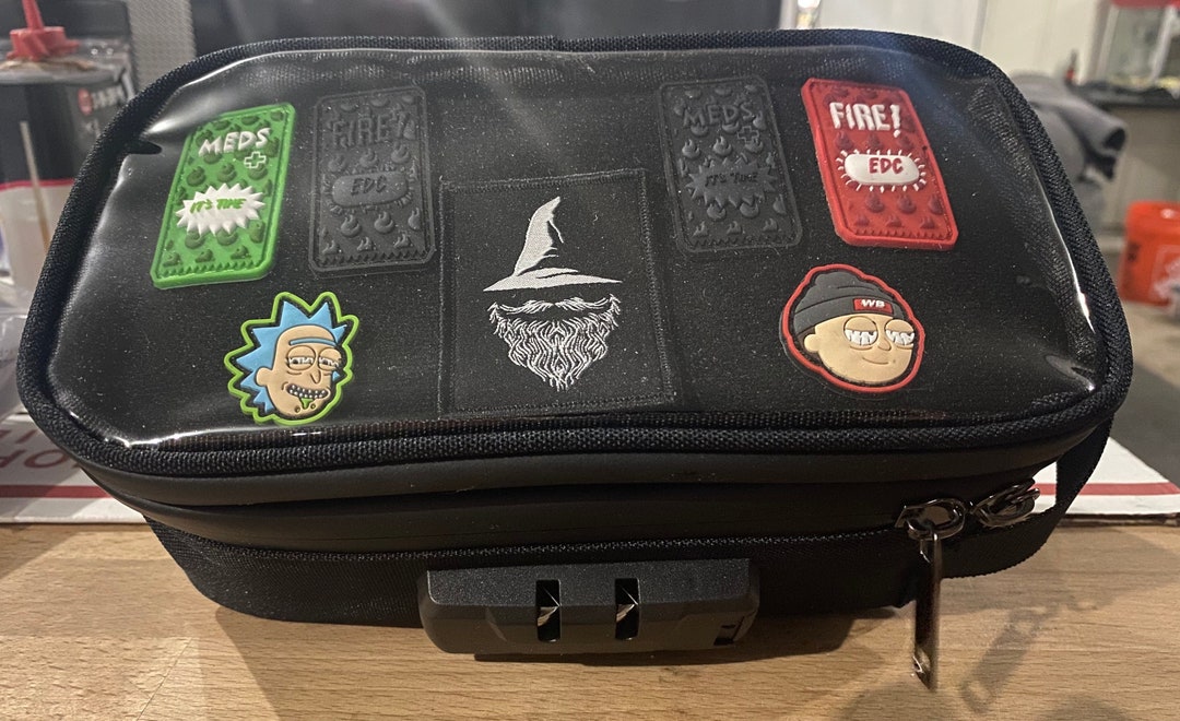 Smell Proof Stash Bag With Lock and Velcro - Etsy