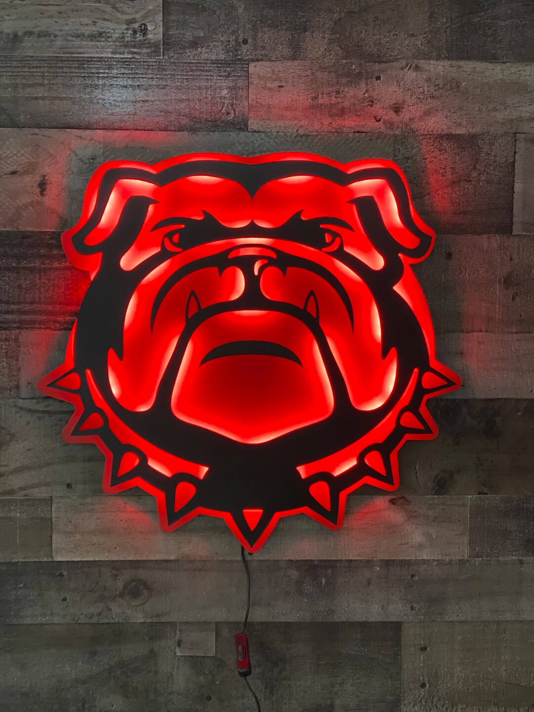Backlit LED Bulldogs 3D Sign - Etsy
