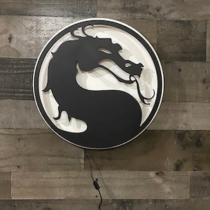 18” Backlit LED Mortal Kombat 3D Sign - Etsy
