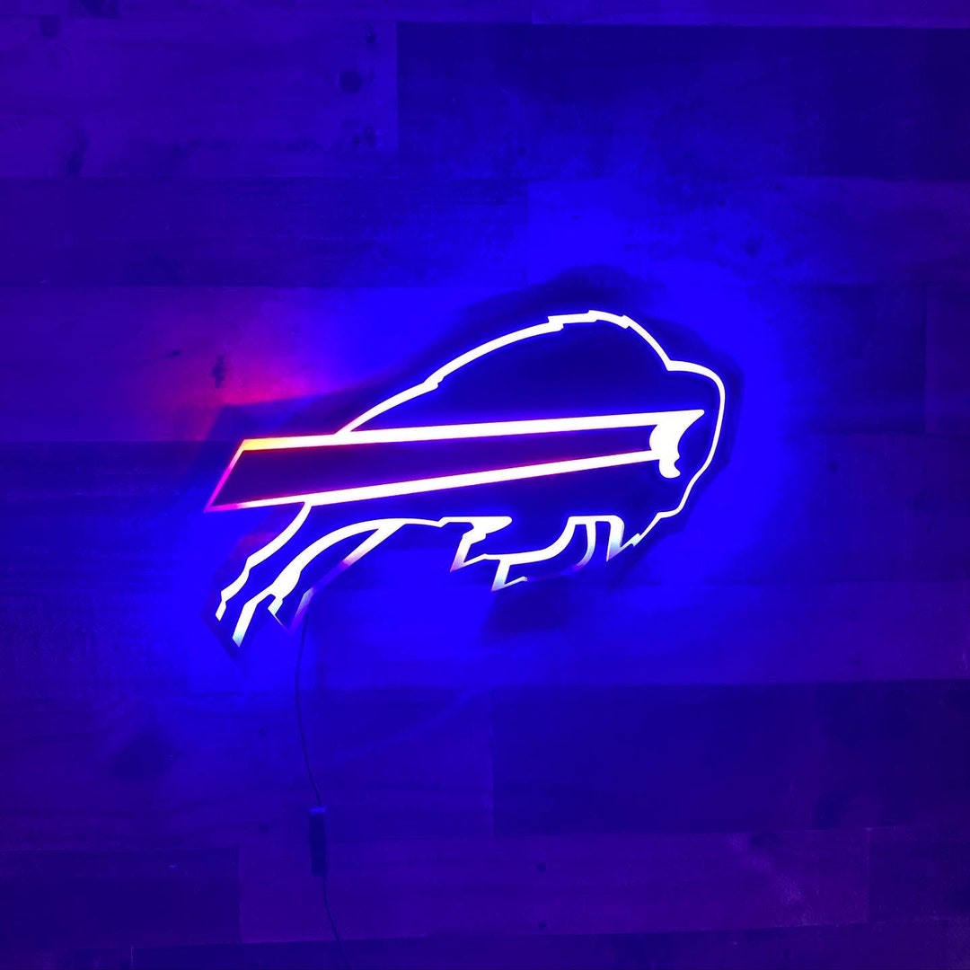 Backlit Leds Buffalo Bills Sign - Etsy