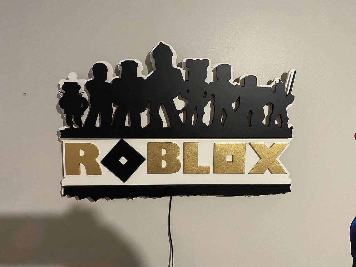 18” Backlit LED Roblox 3D Sign - Etsy