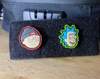 The Scream Patchrick and Morty Patchiron on Patch - Etsy