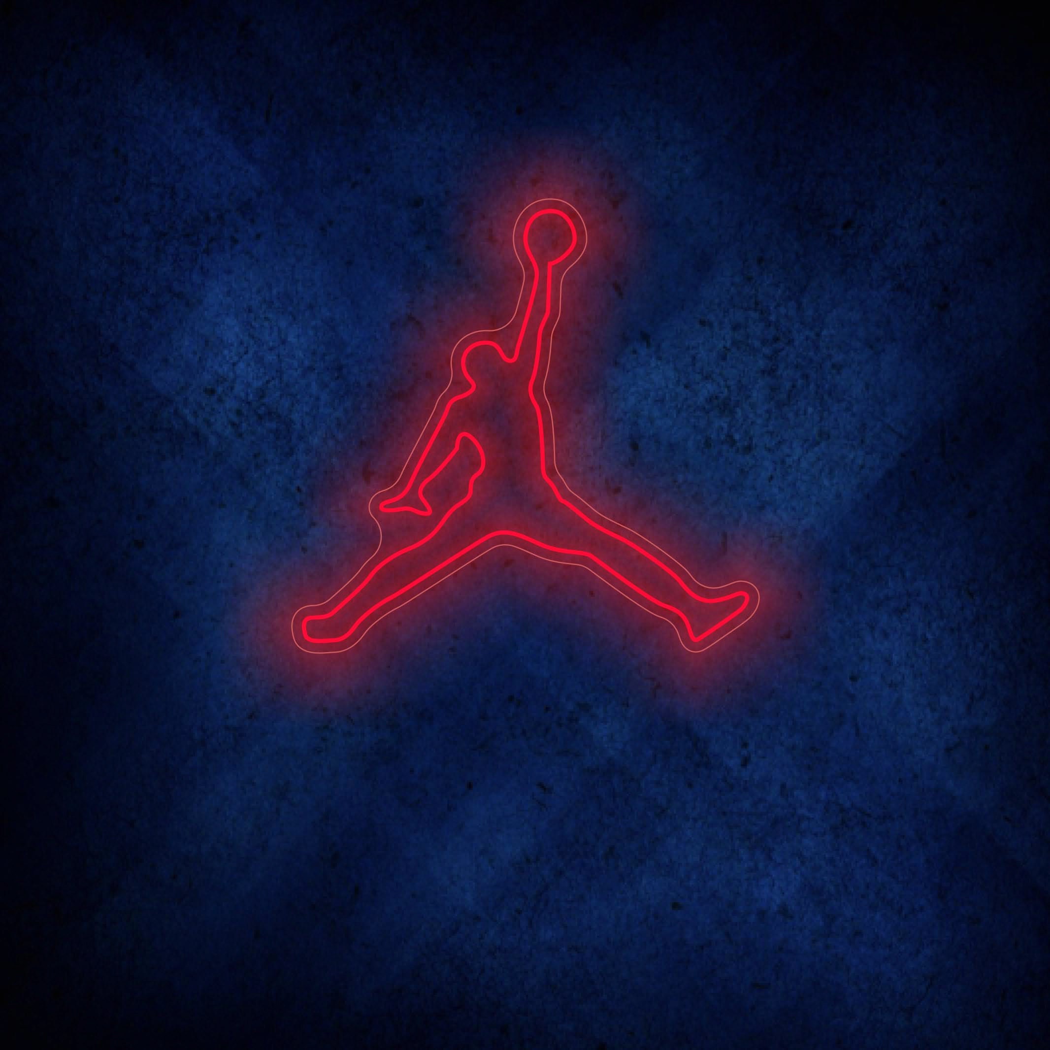Jordan Jumpman Logo Neon LED Sign - Etsy