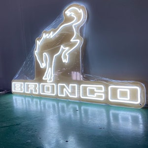 42” Custom Bronco Neon LED Sign - Etsy