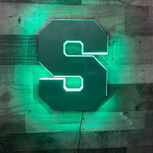 Msu Led Sign - Etsy