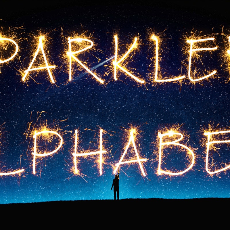 Sparkly Letters - Etsy UK