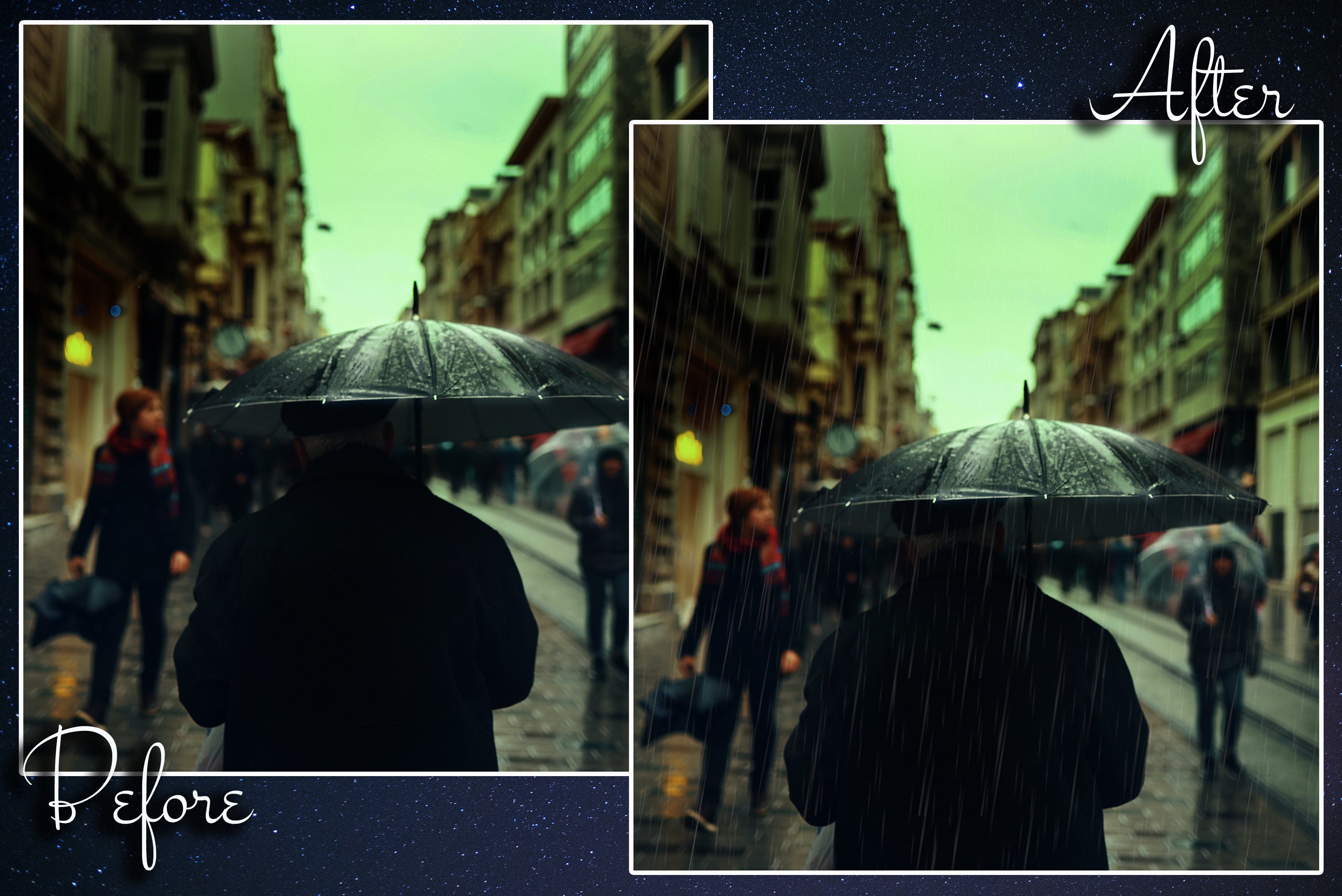 Falling Rain Overlays Fog Overlays Lluvia Callendo Niebla - Etsy Singapore