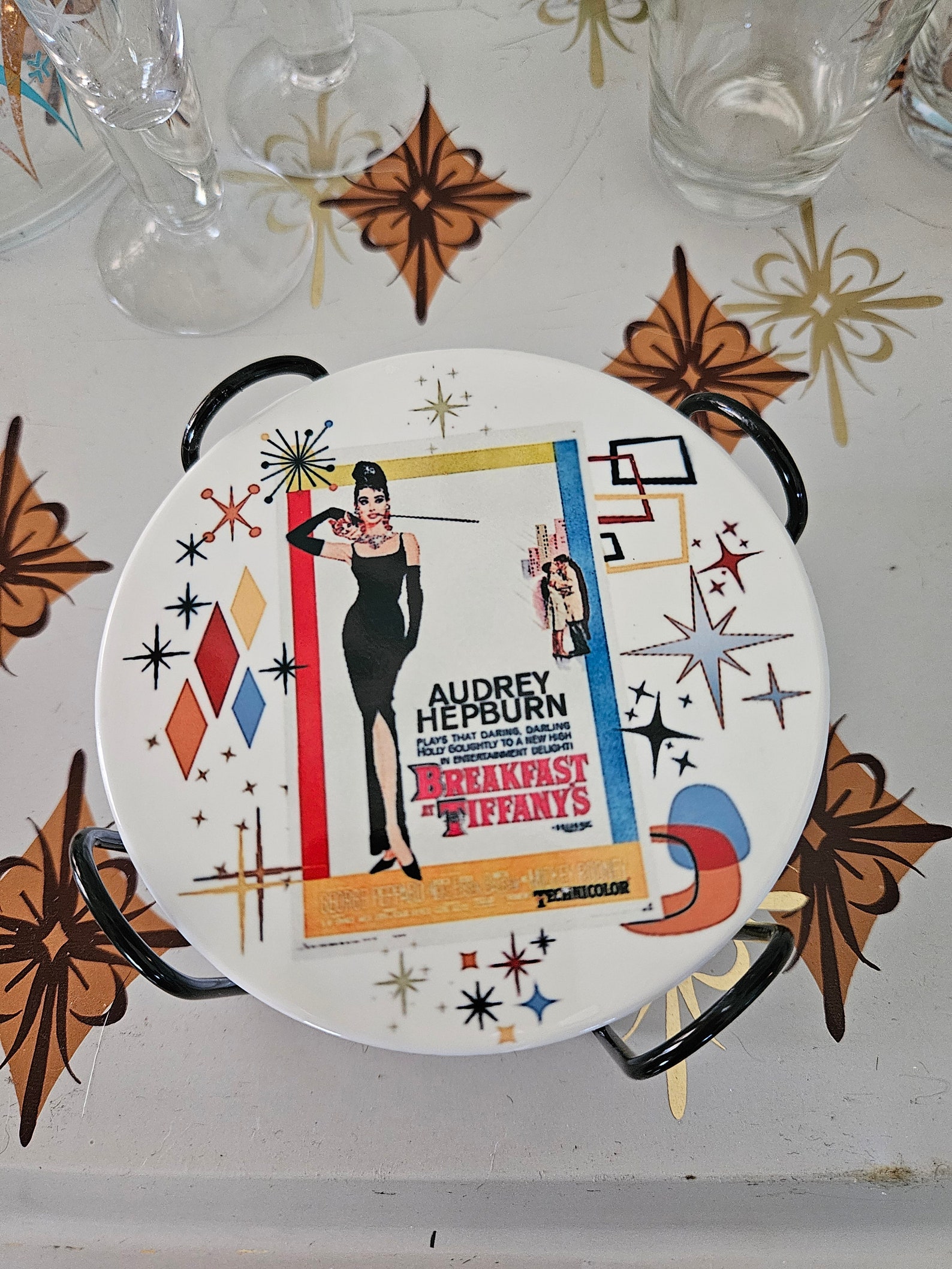 Atomic MCM Classic Film Coasters - Set of 6 - Etsy