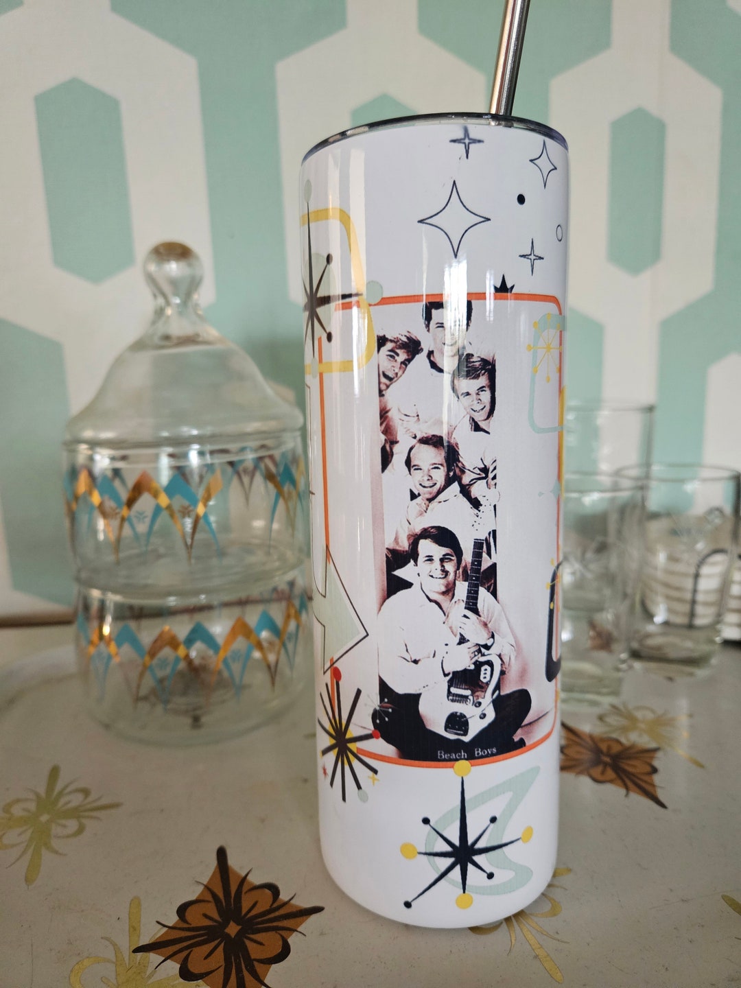 MCM Beach Boys 20oz Stainless Steel Tumbler - Etsy