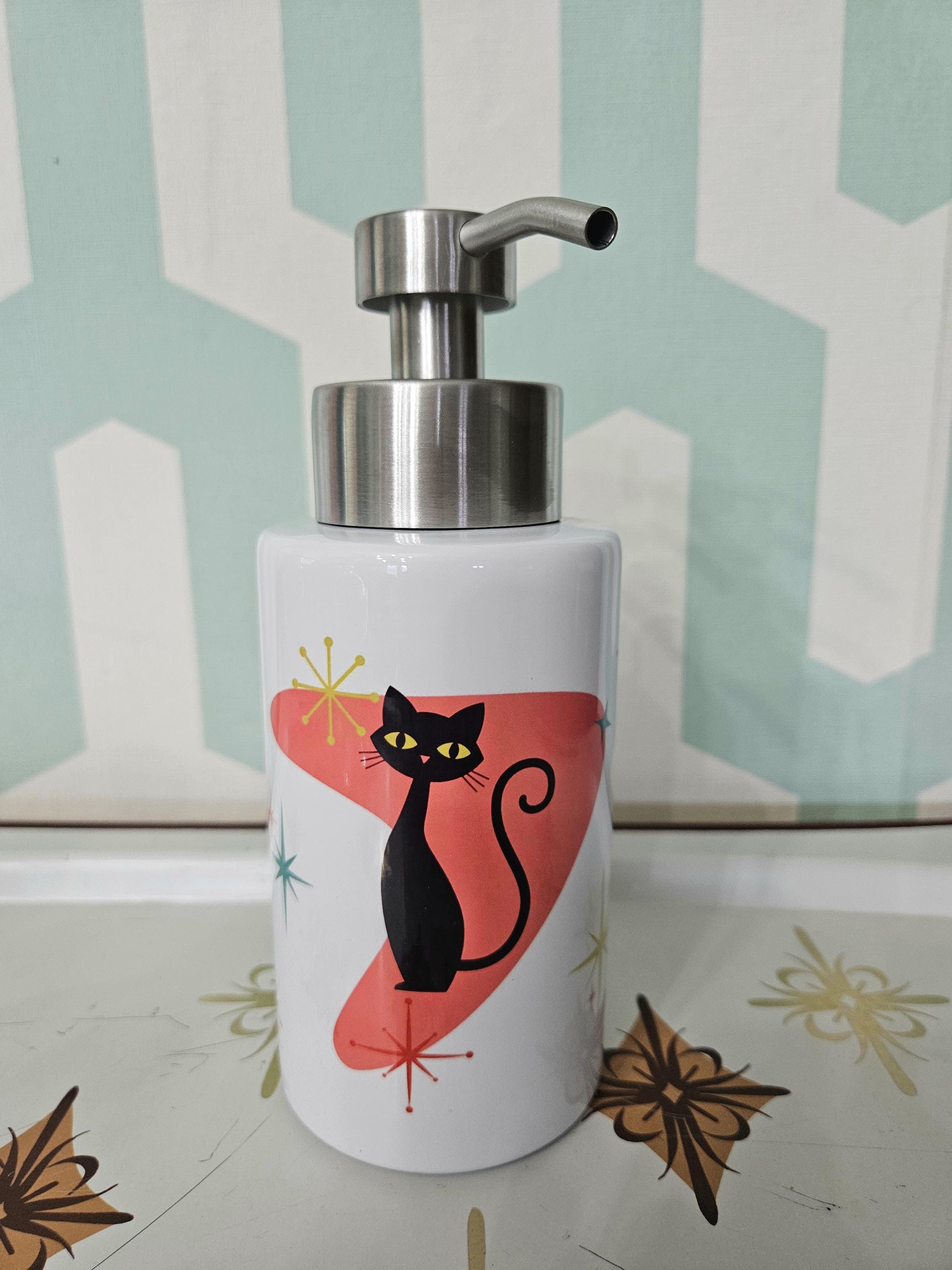 Atomic MCM Cat Soap Dispenser - Etsy