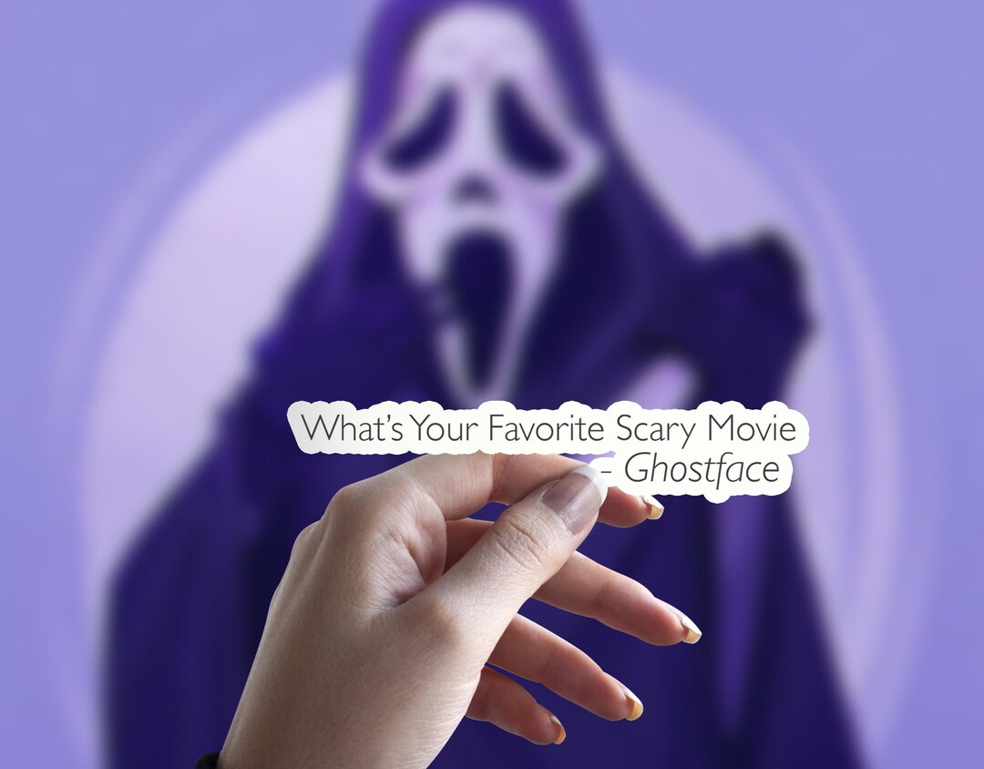 Scream Sticker, Horror, Kindle, Booktok,scary Movie, No You Hang Up ...