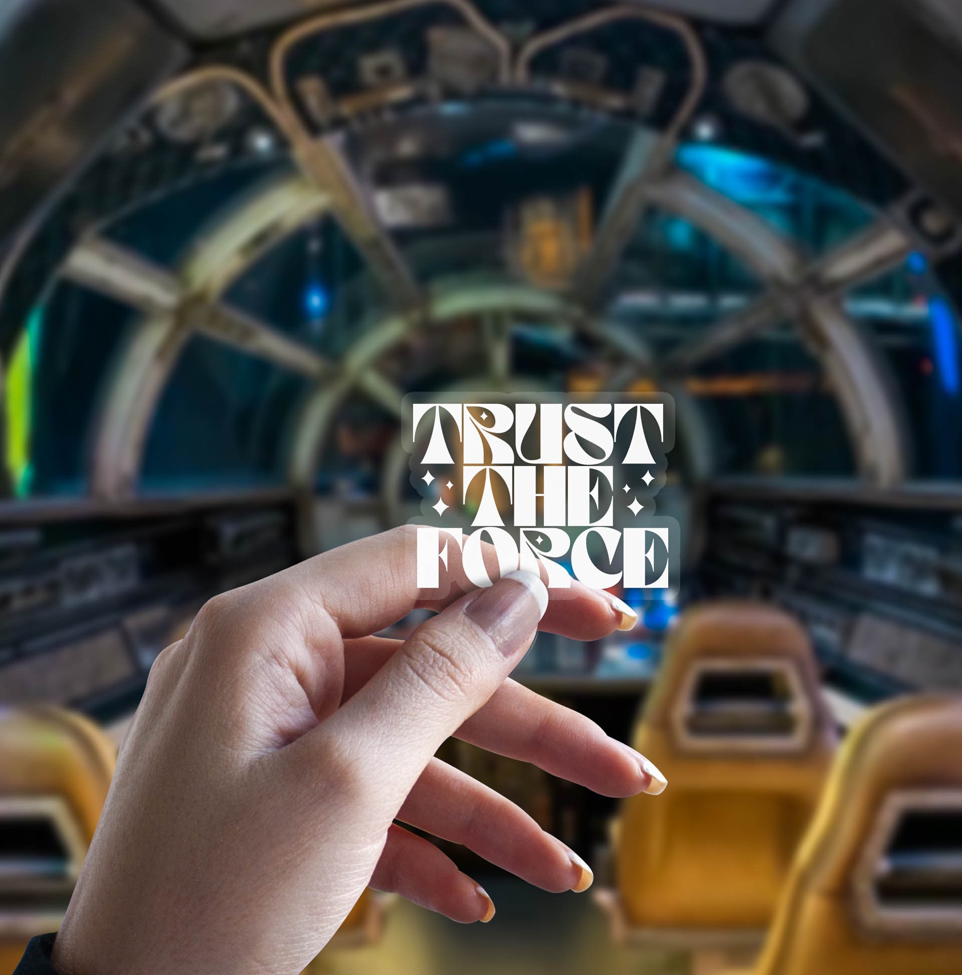 Trust The Force Disney Stickers Laptop Stickers Vinyl | Etsy