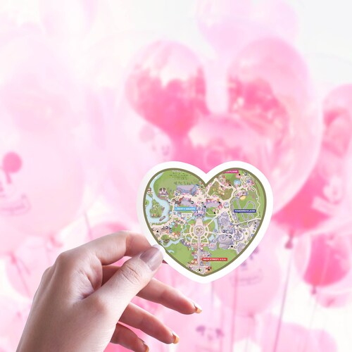 Animal Kingdom / Disney World Park Map / Laptop Sticker/ - Etsy