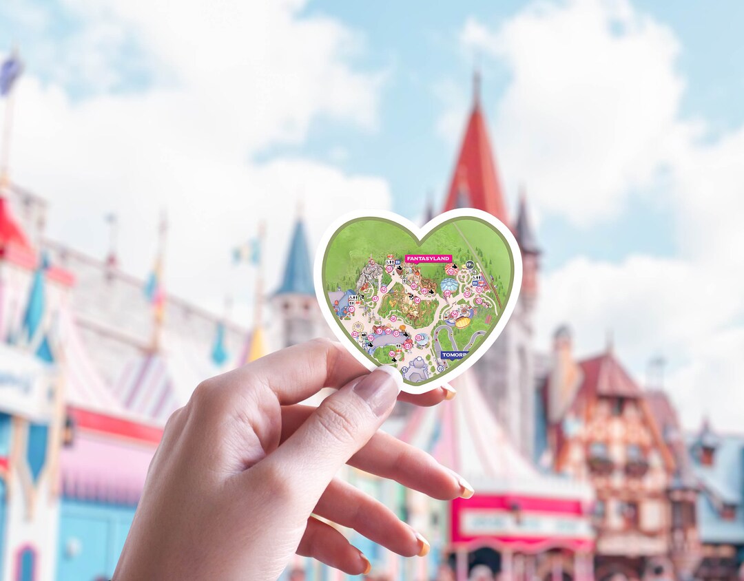 Fantasyland / Magic Kingdom / Disney World Park Map / Transparent ...