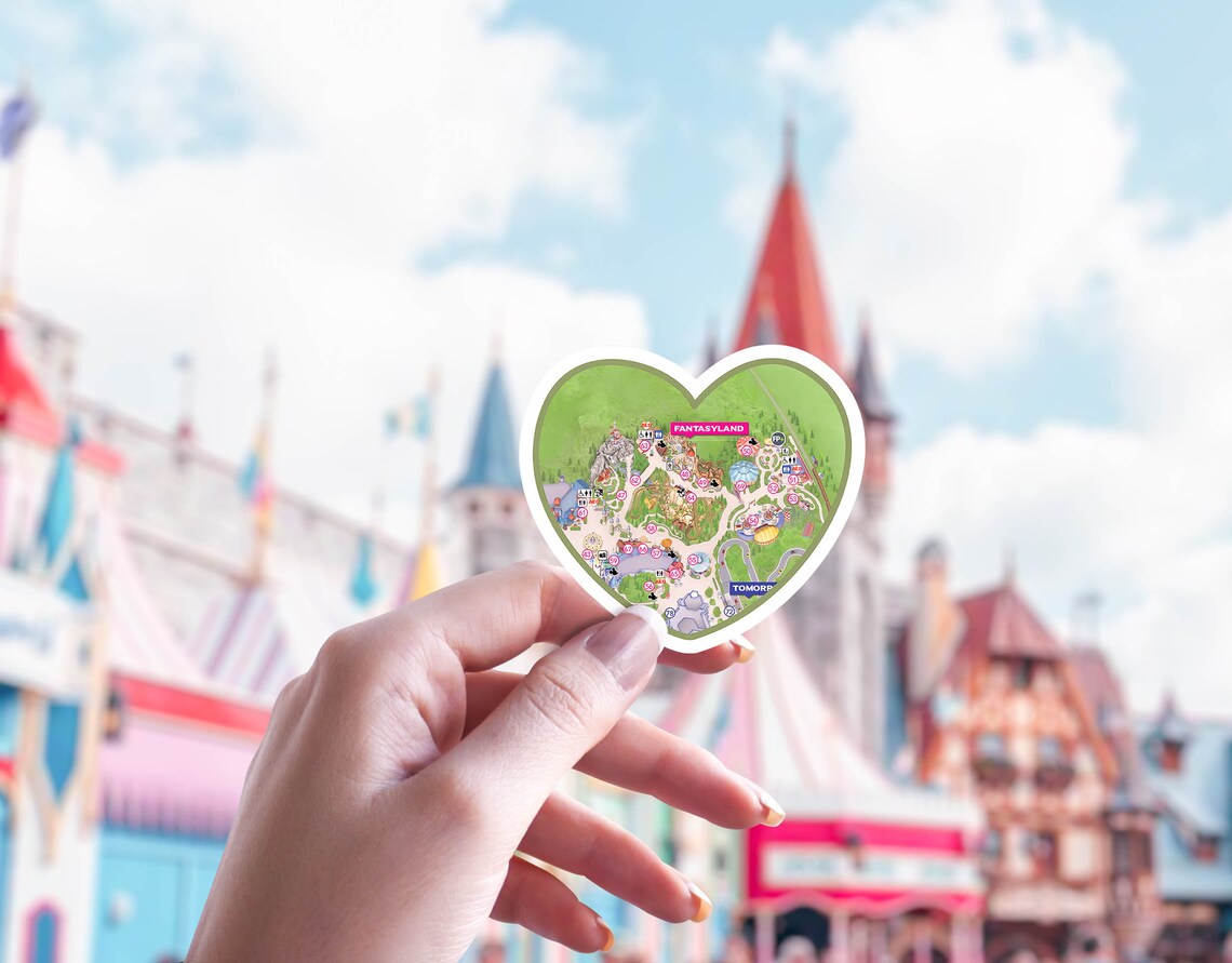 Fantasyland / Magic Kingdom / Disney World Park Map / Transparent ...