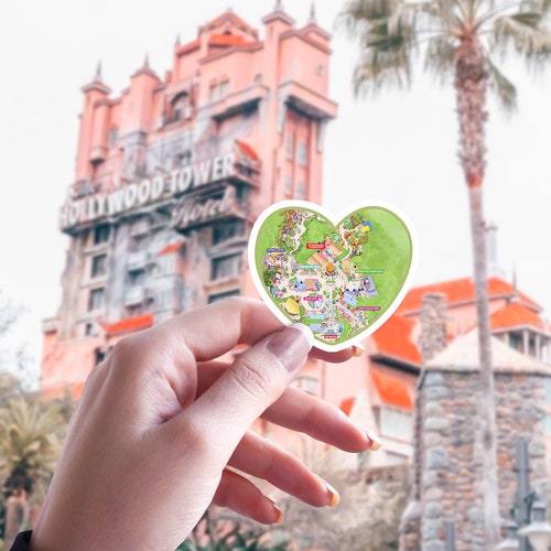 Animal Kingdom / Disney World Park Map / Laptop Sticker/ - Etsy