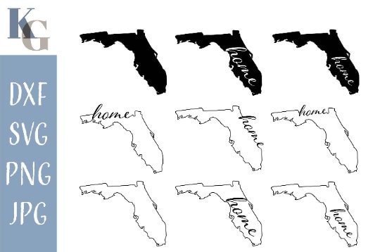 Florida SVG Bundle Florida SVG State Clipart Cut Files for - Etsy