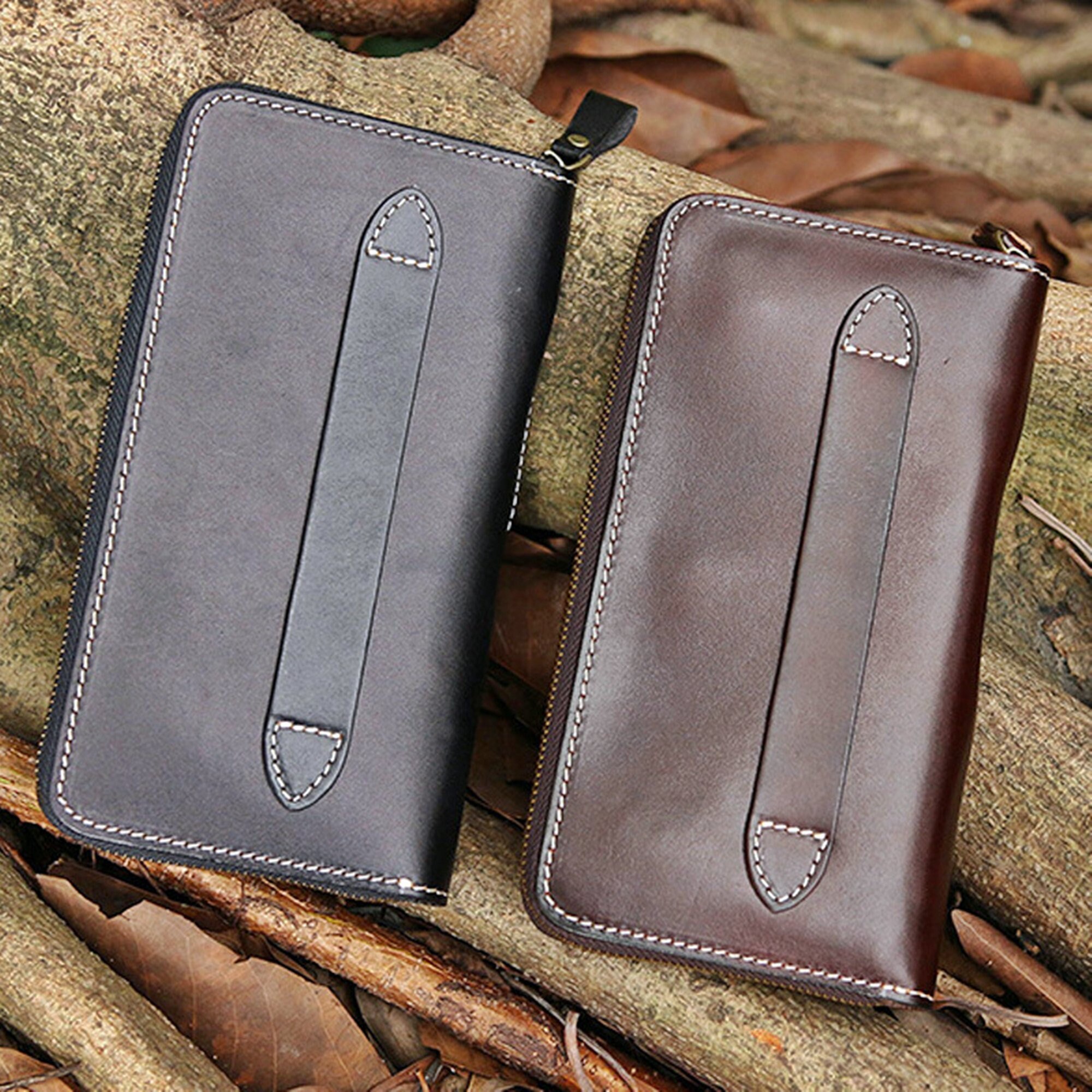 Skull Ghost Head Men Leather Wallet Skull Embossed 3 - Etsy