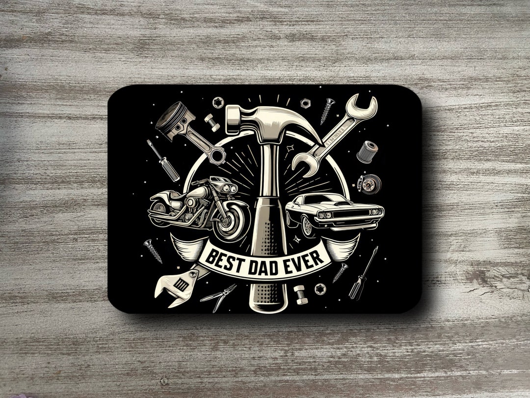 Best Dad Ever Tool Set Classic Cars Handyman the Man Myth Legend Father ...