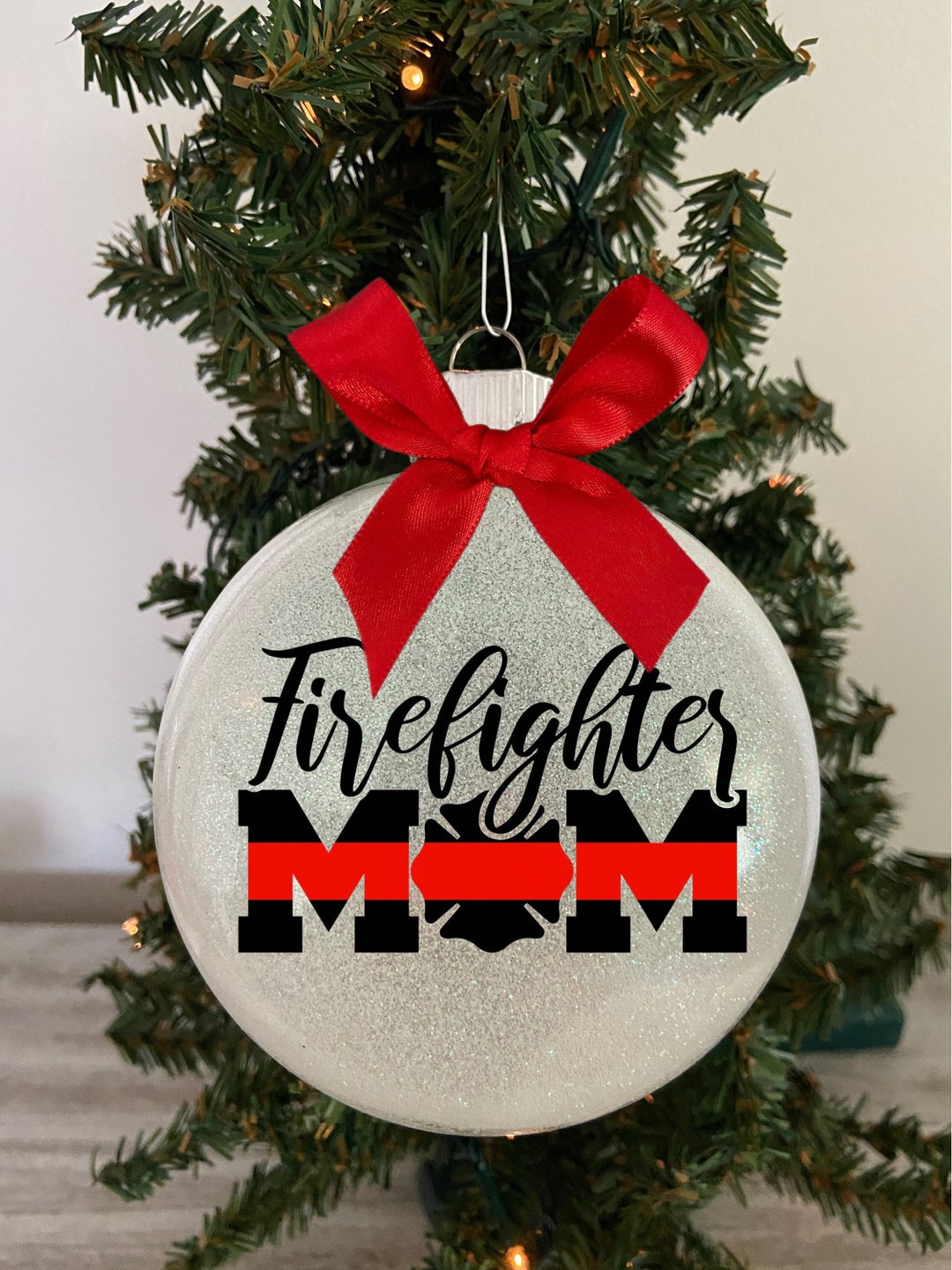 Firefighter Mom Proud Parent Child Fireman First Responder - Etsy