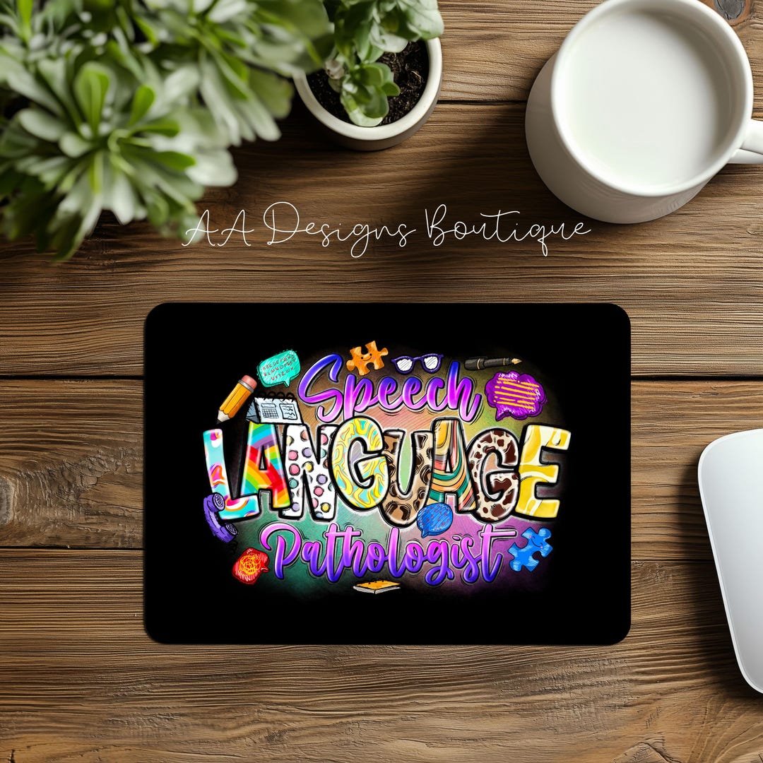 Speech Therapist SLP Language Pathologist Health Care Patients Mouse ...