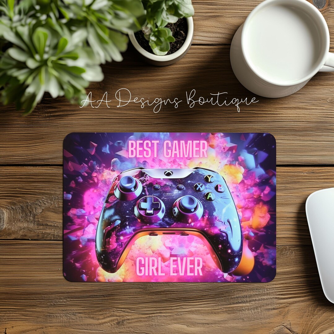 Gamer Girl Controller Console Video Games Girlfriend Gifts Neon ...