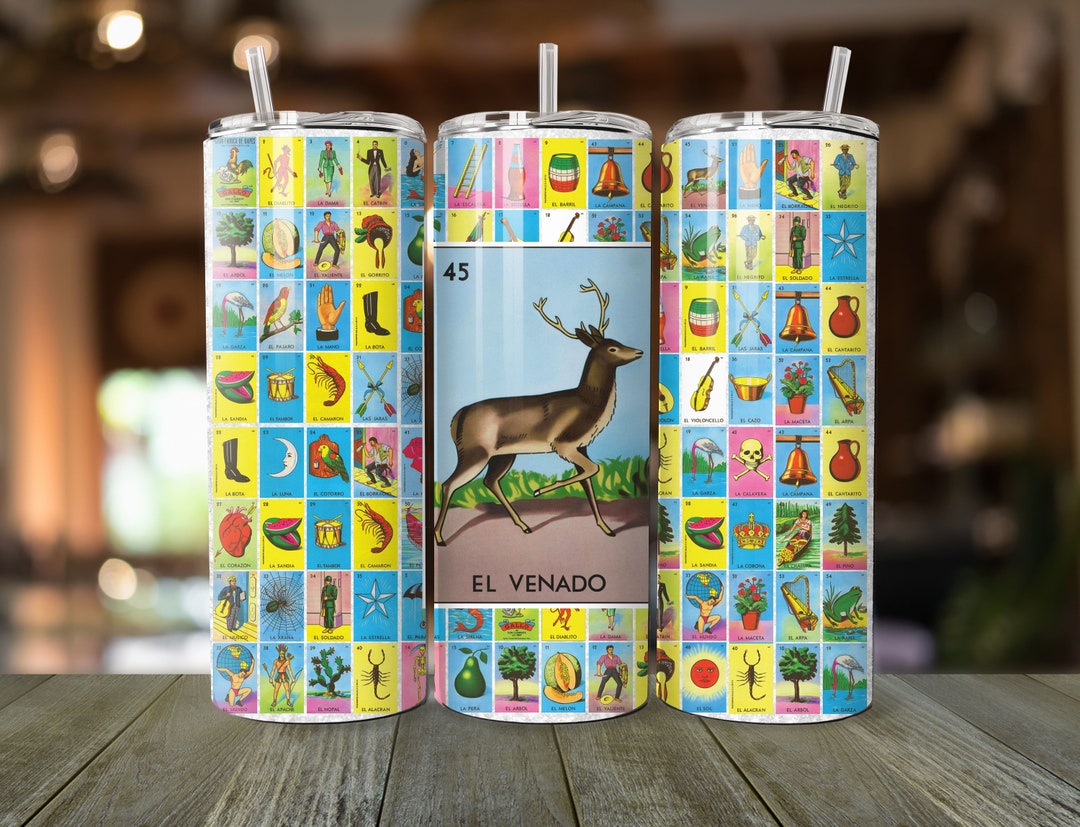 El Venado the Deer #19 Loteria Mexico Game Cards Background Coffee ...