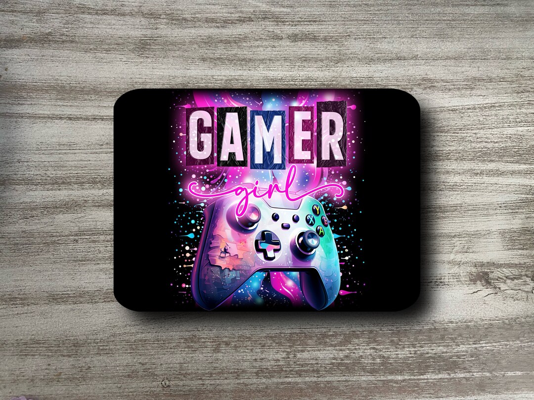 Gamer Girl Controller Console Video Games Girlfriend Gifts Neon ...