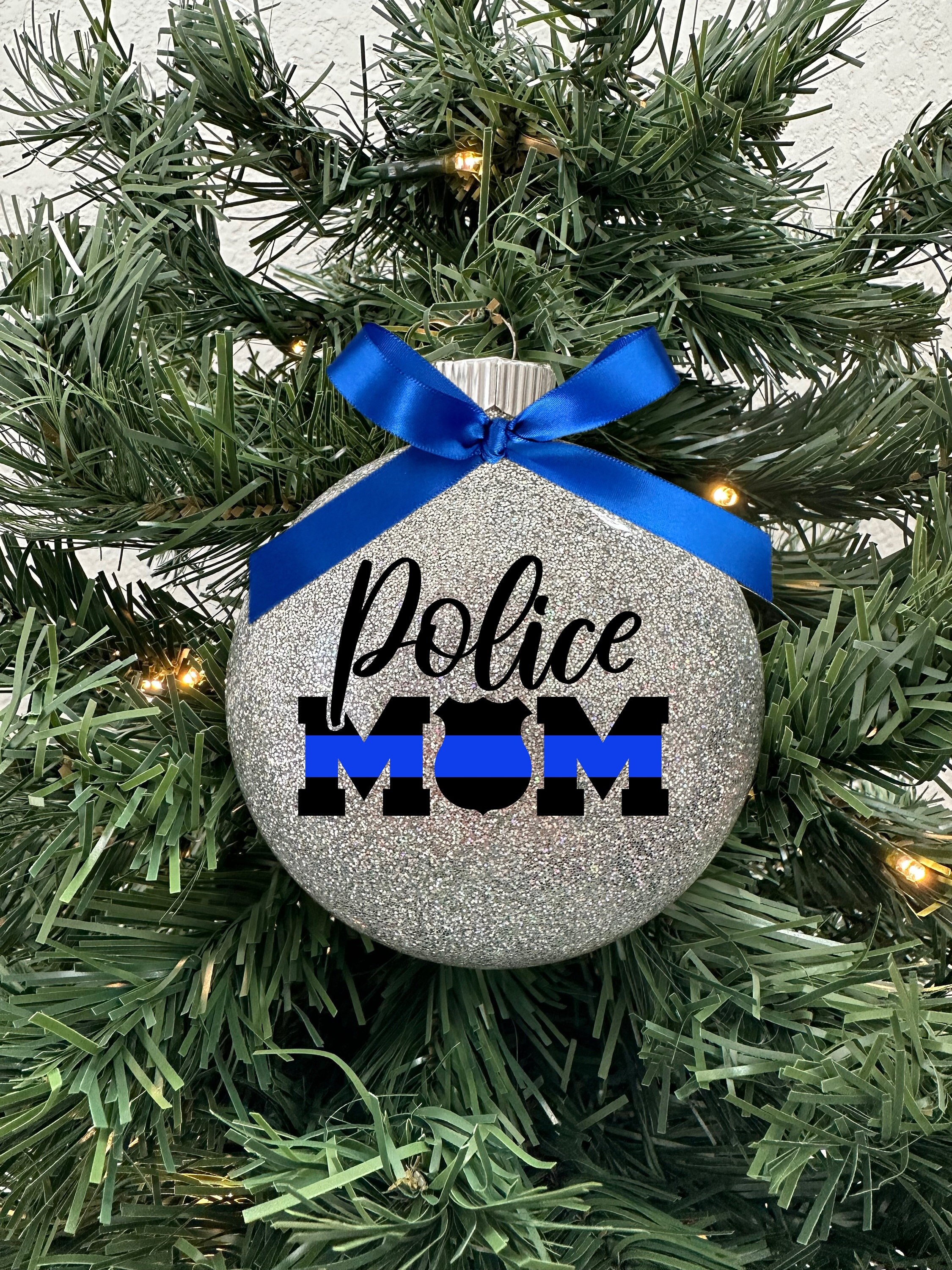 Police Mom Proud Parent Mother Police Officer Badge Hero First ...