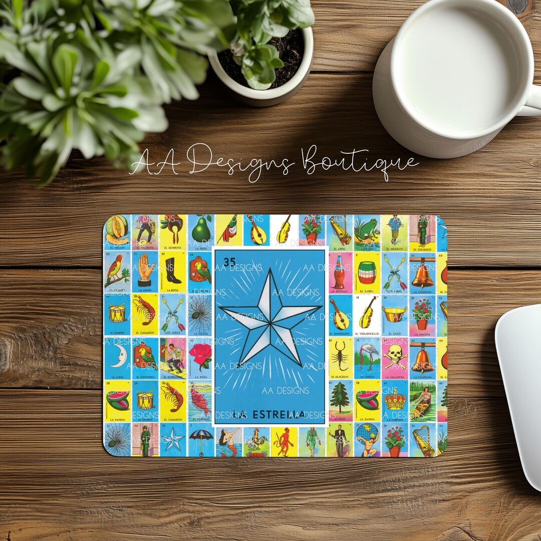 La Estrella #35 the Star Mexico Loteria Card Game Background Colorful ...