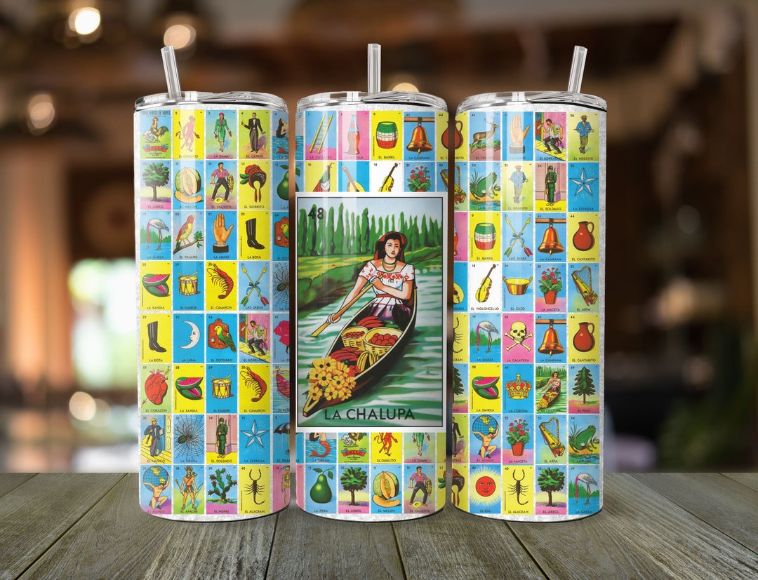 La Chalupa Loteria Mexico Mexican Game Cards Background Coffee Mug ...