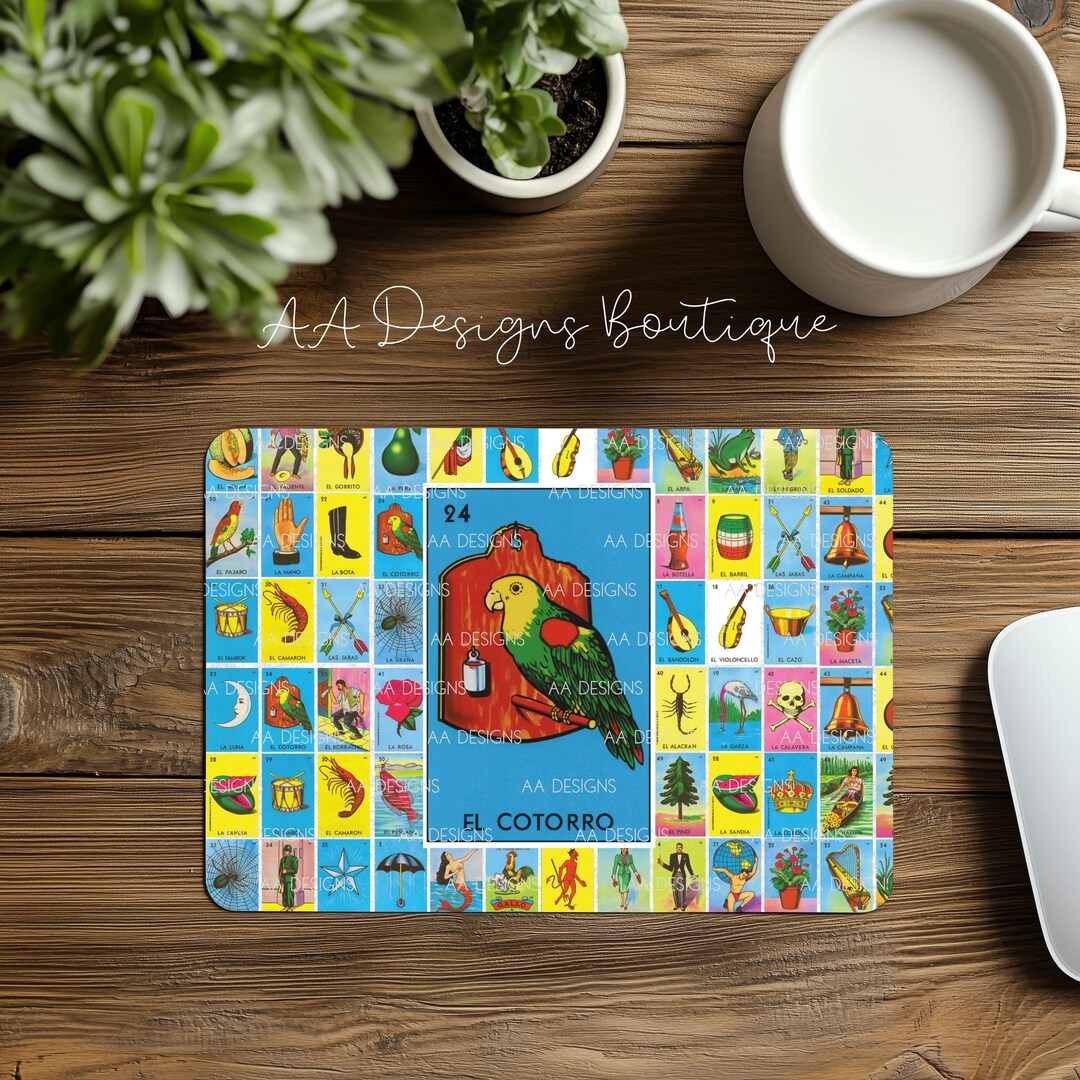 El Cotorro #24 Parrot Mexico Loteria Card Game Background Colorful ...