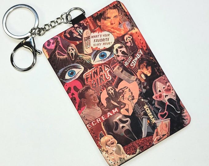 Horror Movie Card Holder, Card Holder With 2 Slots, Double Slot ID Card ...