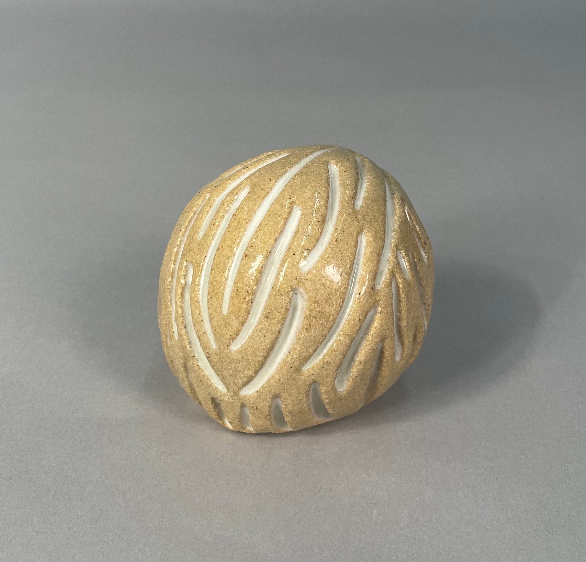 Tan and White Rock Sculpture - Etsy