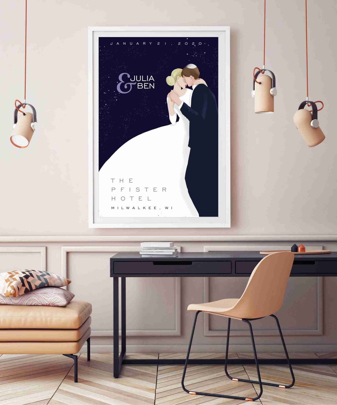 Wedding Announcement Sign, Custom Wedding Poster, Unique Wedding Gift ...