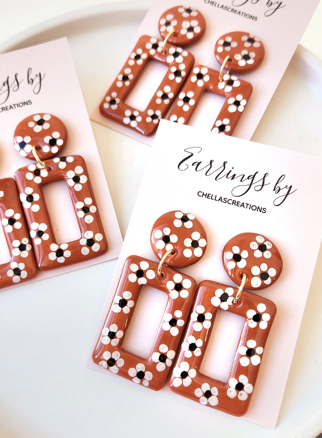 Flor De Barro Collection | Flor De Barro Inspired Clay Earrings | Flor ...