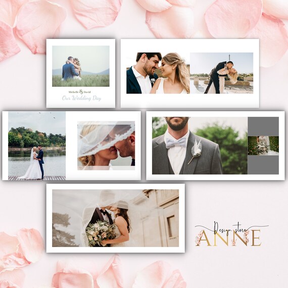 Photo Book Album Template Design Photography Album Photoshop | Etsy