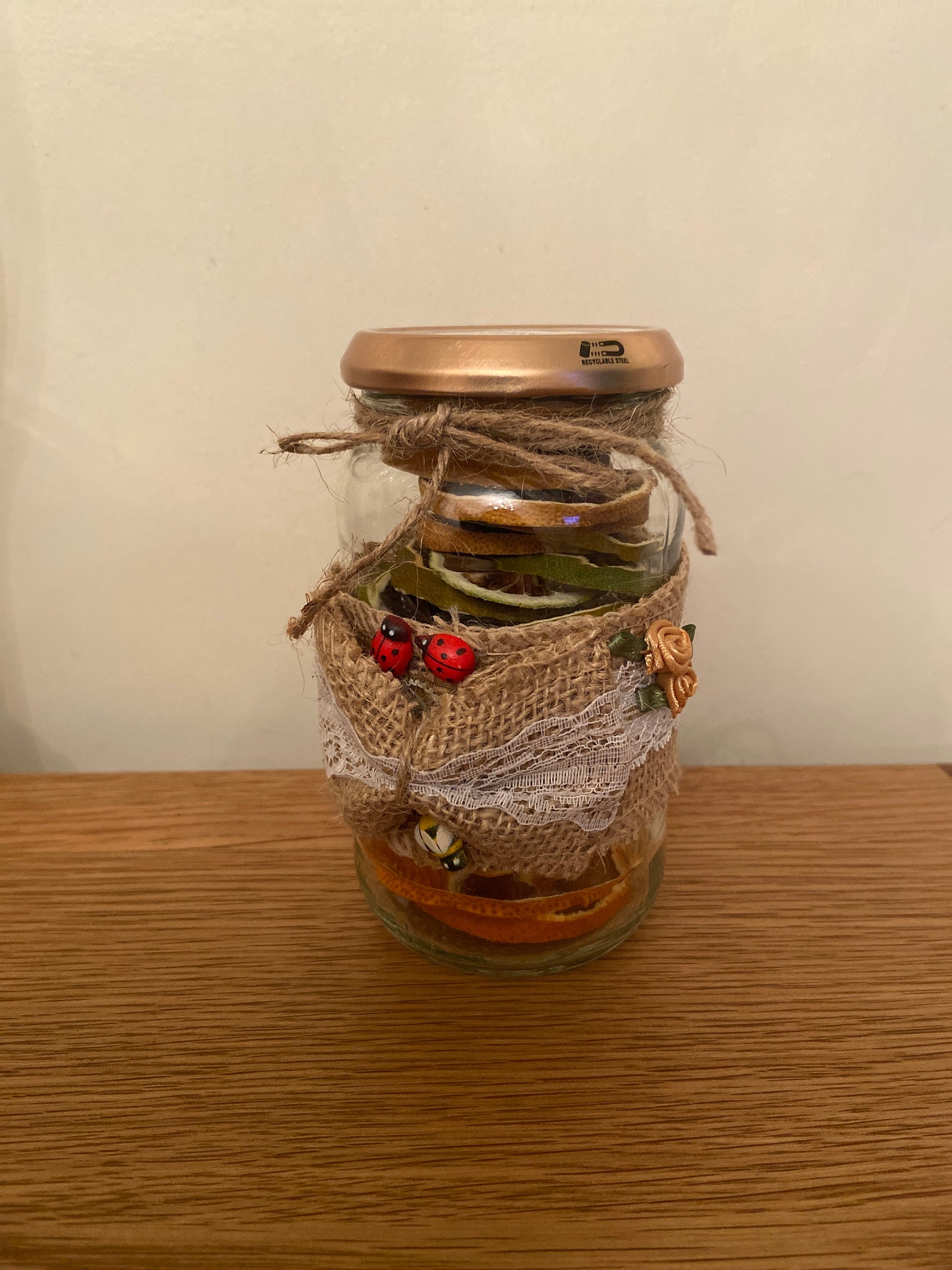 Hand Decorated Jar Containing Dried Fruit - Etsy
