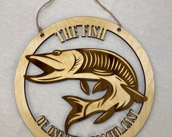 Muskie Fishing Gift - Etsy