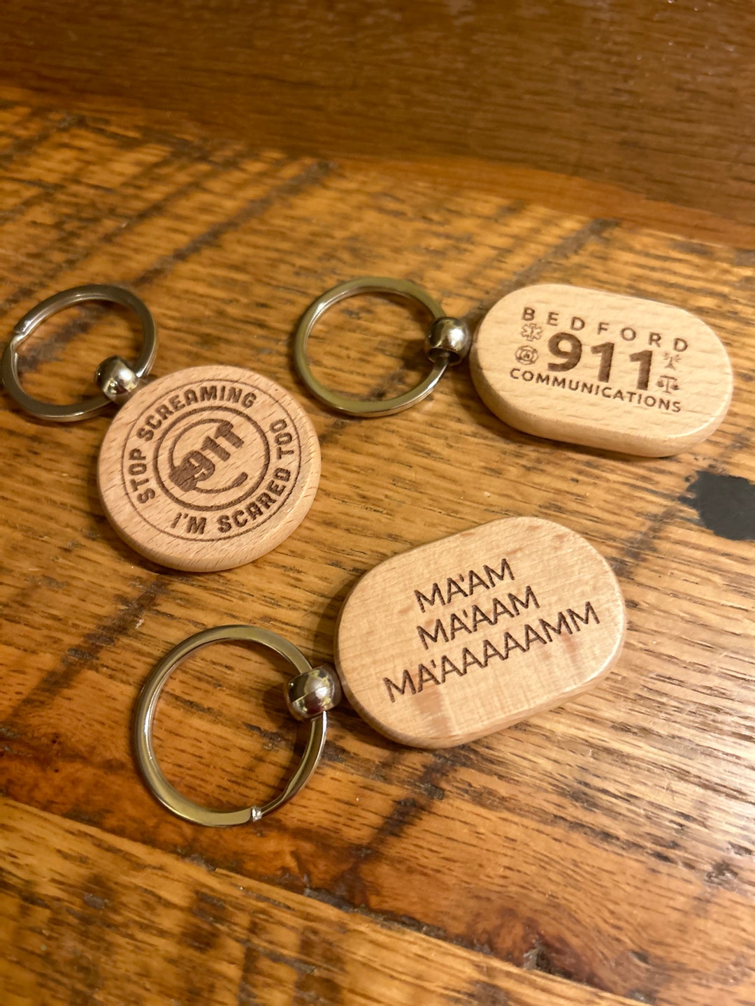 911 Dispatcher Keychain - Etsy